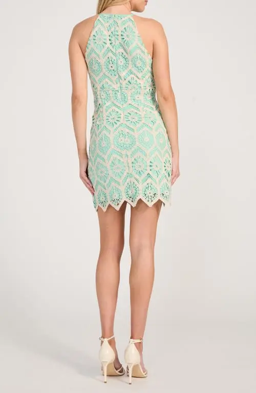 Guess Erin Lace Overlay Mini Dress