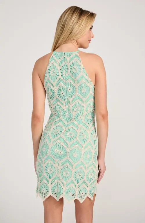 Guess Erin Lace Overlay Mini Dress