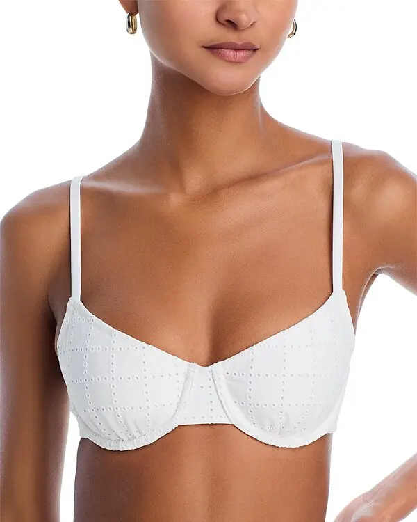 Solid & Striped The Eva Bikini Top - Optic White