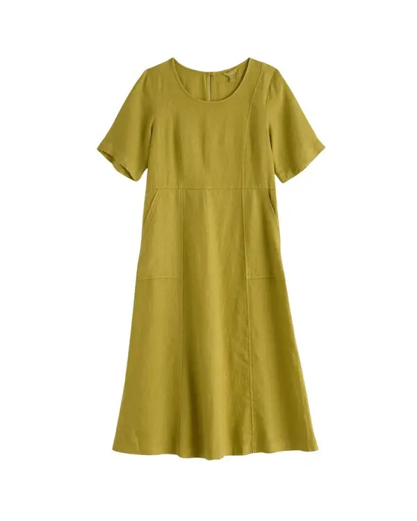 SEASALT CORNWALL Grass Wave Dress - Avocado