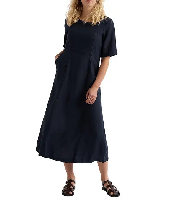 SEASALT CORNWALL Grass Wave Midi Dress
