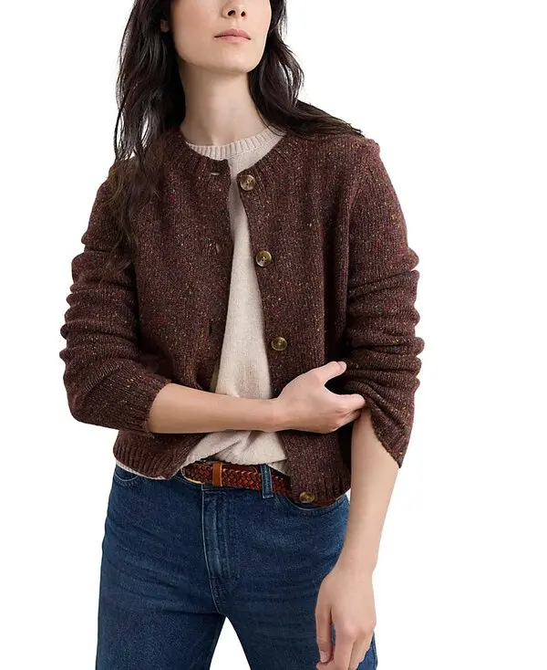 SEASALT CORNWALL Dawson Pick Cardigan - Oakwood