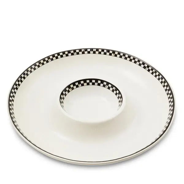 MACKENZIE-CHILDS Courtly Check Everyday Chip & Dip