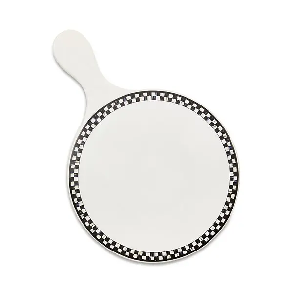 MACKENZIE-CHILDS Courtly Check Everyday Cheese Board - Black