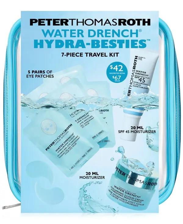 PETER THOMAS ROTH 7-pc. Water Drench Hydra-besties Skincare Travel Set - No Color