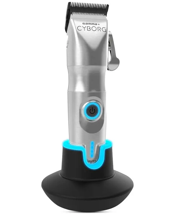 GAMMA+ Cyborg Professional Metal Clipper - Silver