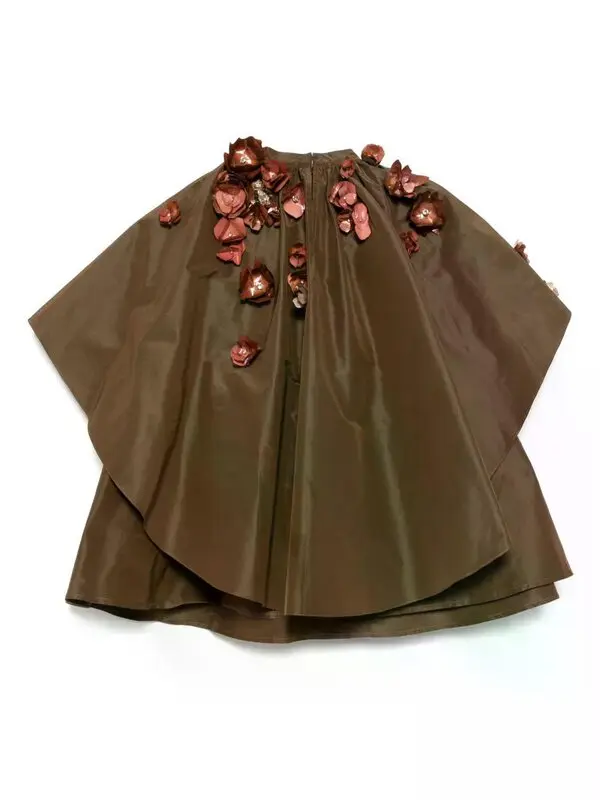 Biyan Embellished Taffeta Blouse