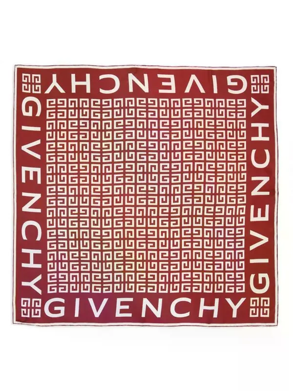 Givenchy 4g-print Scarf - Red