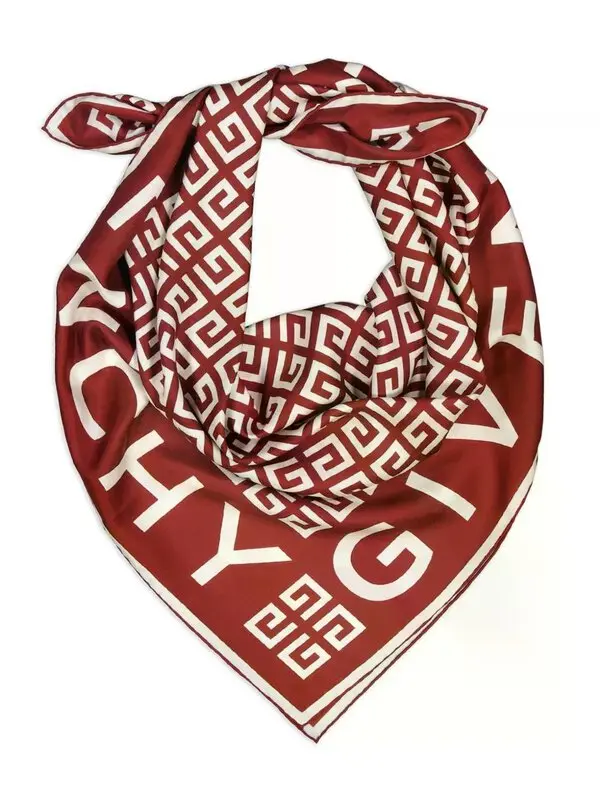 Givenchy 4g-print Scarf - Red
