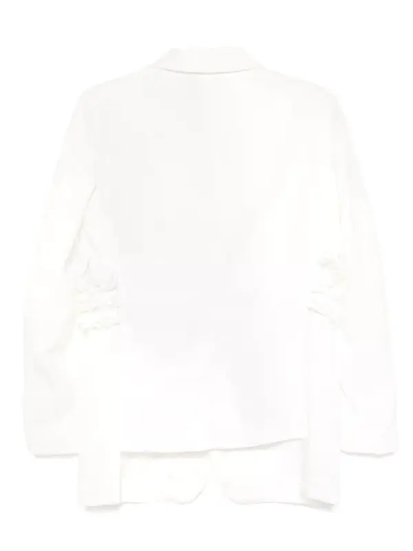BLACK COMME DES GARÇONS Ruffle-trim Jacket