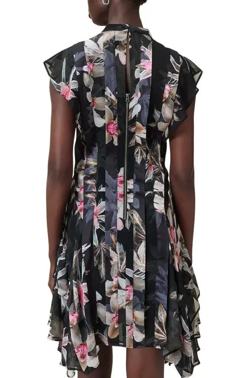 ALLSAINTS Fleur Handkerchief Hem Dress