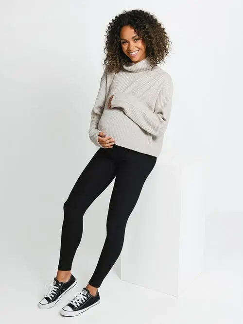 LOVALL Maternity Winter Leggings - Black