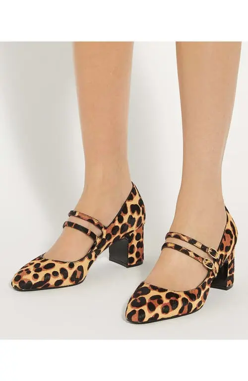 Dune London Approval Genuine Calf Hair Mary Jane Pump