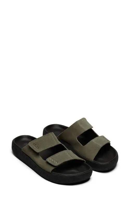 VEJA Etna Slide Sandal - Kaki Black