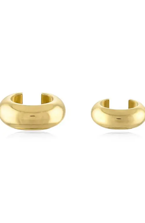 Ben Oni Set Of Polished Ear Cuffs - Gold