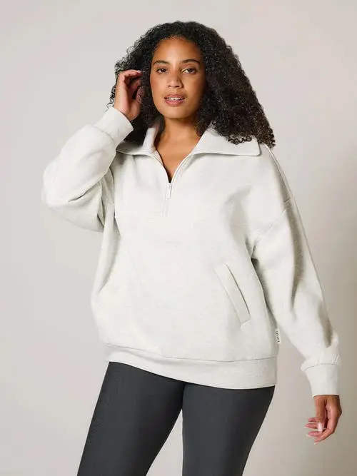 LOVALL Oversized 1/4 Zip Sweatshirt