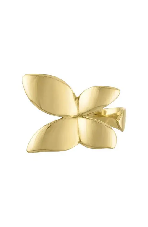 Ben Oni Bold Butterfly Open Ring - Gold