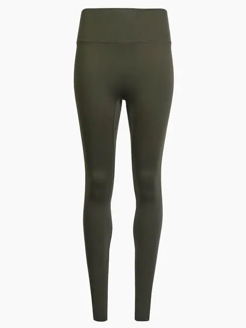 LOVALL 7 Revitalise High Waisted Leggings - Deep Olive