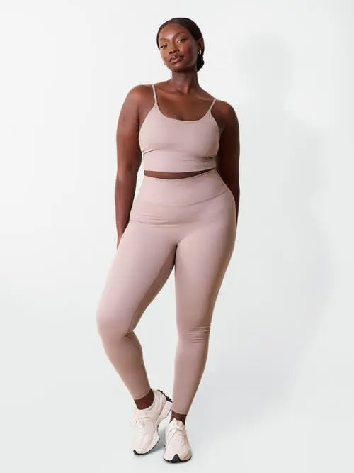 LOVALL 24/7 Revitalise High Waist Tall Leggings - Clay