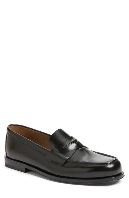 Prada Logo Penny Loafer - Nero