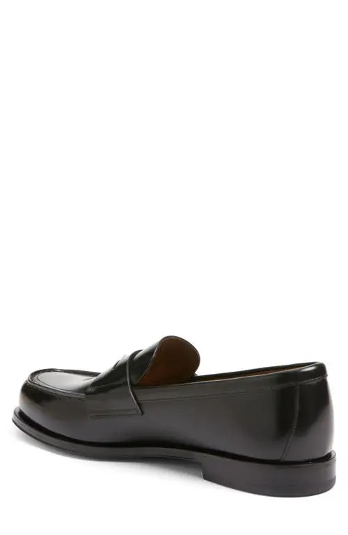 Prada Logo Penny Loafer - Nero