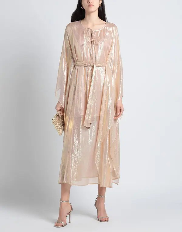 gold lame maxi dress Ladivine J874