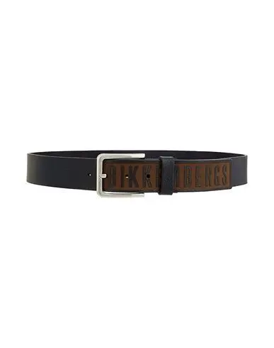 BIKKEMBERGS Calfskin Leather Belt - Blue