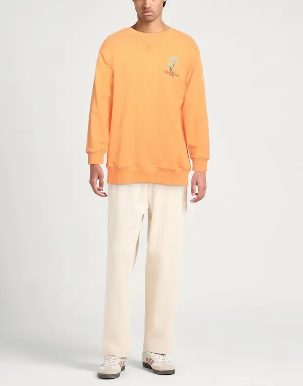 NORTH SAILS Cotton Crewneck Sweatshirt - Mandarin
