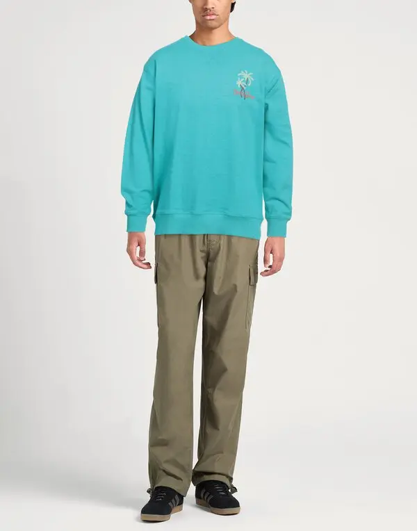 NORTH SAILS Cotton Crewneck Sweatshirt - Turquoise