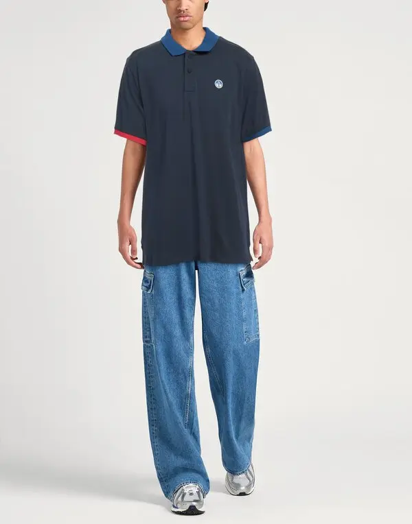 NORTH SAILS Polo Shirt Size Cotton - Navy