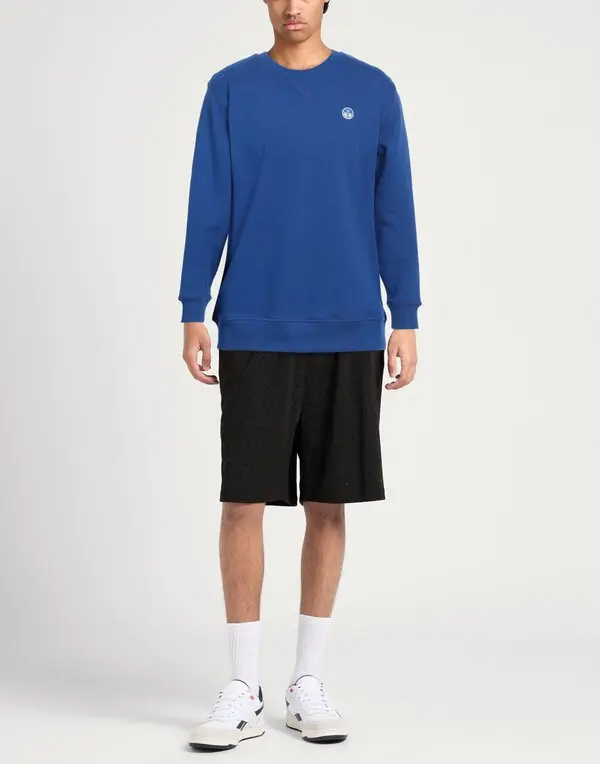 NORTH SAILS Cotton Crewneck Sweatshirt - Blue