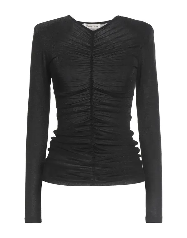 MANILA GRACE Viscose Metallic Sweater