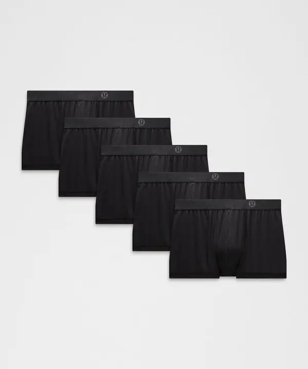 Lululemon Always In Motion Boxer Brief 3 - Black/black/black/black/black