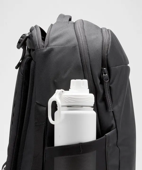 Lululemon Triple Zip Backpack 28l - Black/graphite Grey