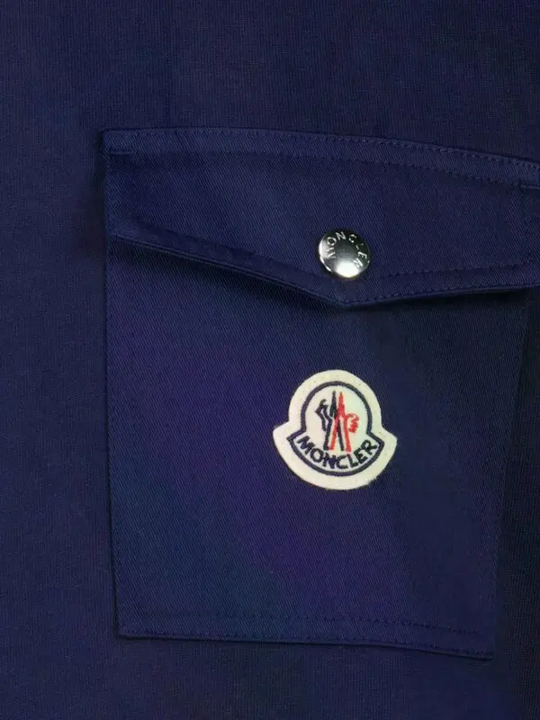 Moncler Cotton T-shirt - Blue
