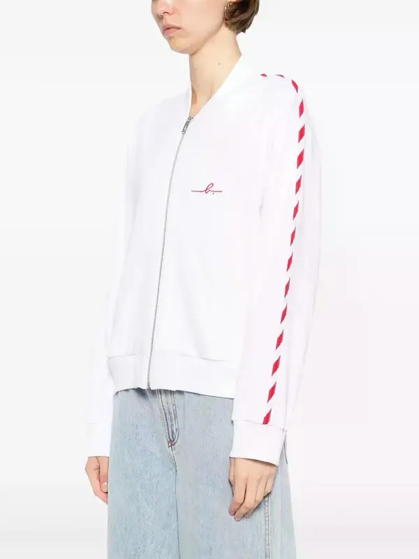 AGNÈS B. Logo-embroidered Cardigan