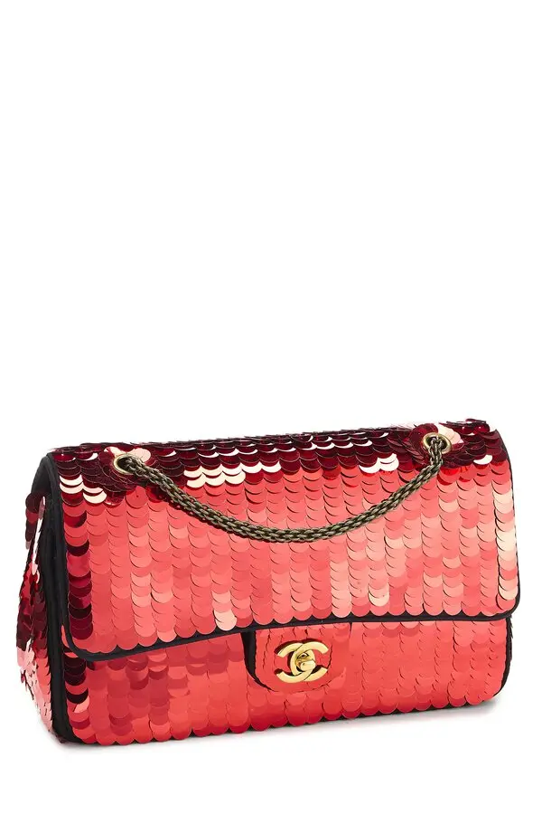 Chanel Sequin Classic Double Flap Medium