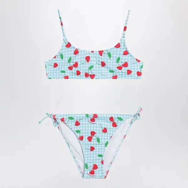 MC2 SAINT BARTH Two-piece Bikini With Cherries Print - Multicolor