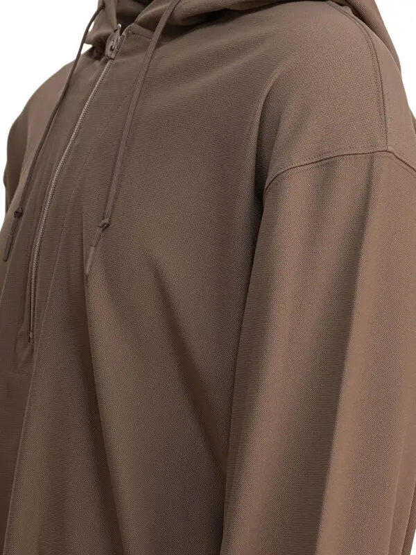 DAIWA PIER39 Half-zip Hoodie - Beige