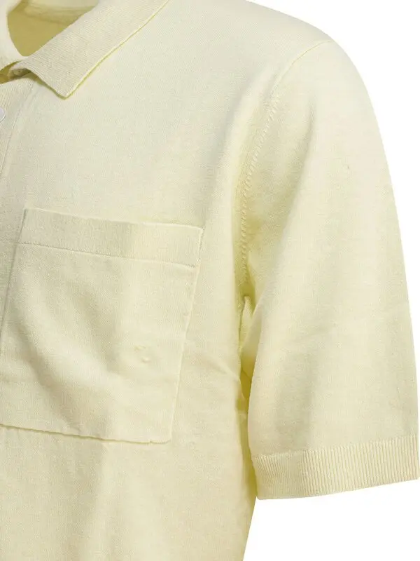 Norse Projects Rollo Cotton Linen Ss Shirt - Yellow