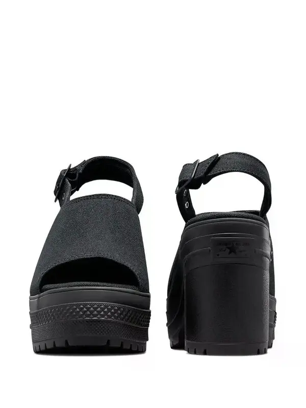 CONVERSE Chuck 70 De Luxe Slingback Heeled Sandals - Black