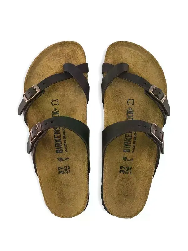 BIRKENSTOCK Mayari Double-buckle Sandals - Brown