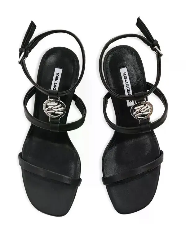 Karl Lagerfeld 90mm Logo-plaque Sandals