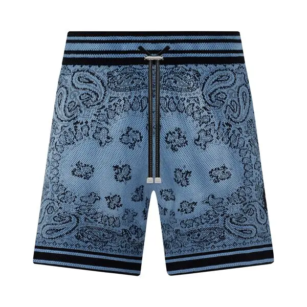 Amiri Bandana Basketball Shorts - Blue