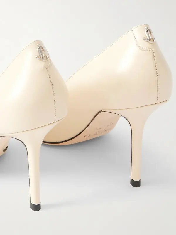 JIMMY CHOO Love 85 Leather Pumps - Neutrals