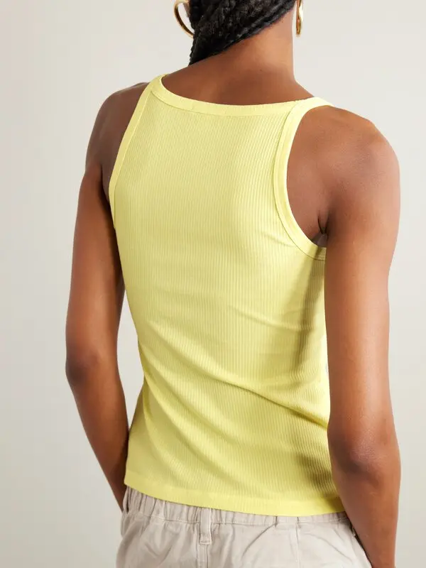 JAMES PERSE Ribbed Supima Cotton-blend Tank