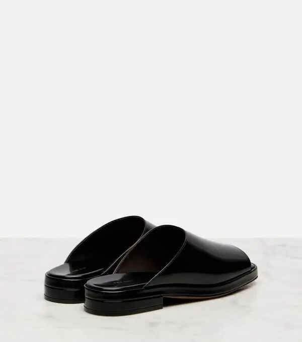 THE ROW Emi Patent Leather Mules