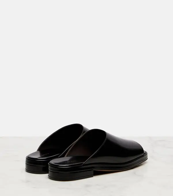 THE ROW Emi Patent Leather Mules