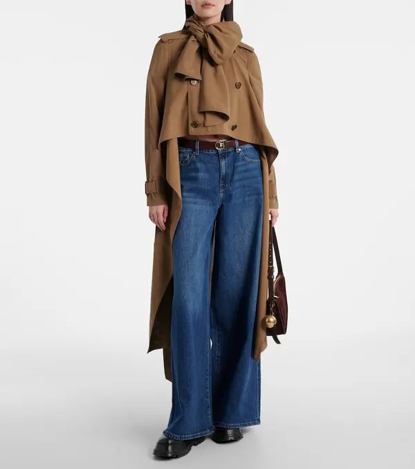 7 For All Mankind Marie Wide-leg Jeans - Blue