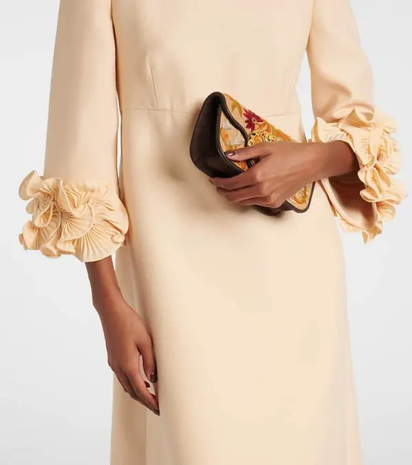 valentino beige dress Beige Crepe Couture short dress with bows  Daniello.com